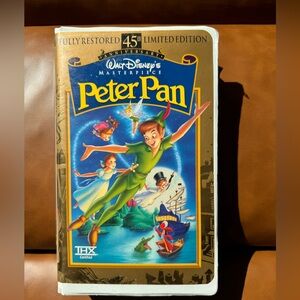 Disney | Other | Peter Pan Fully Restored 45th Limited Edition Vhs 273 ...